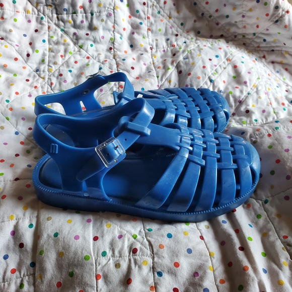 Mini Melissa | Shoes | Mini Melissa Blue Sandal Size Little Girls ...